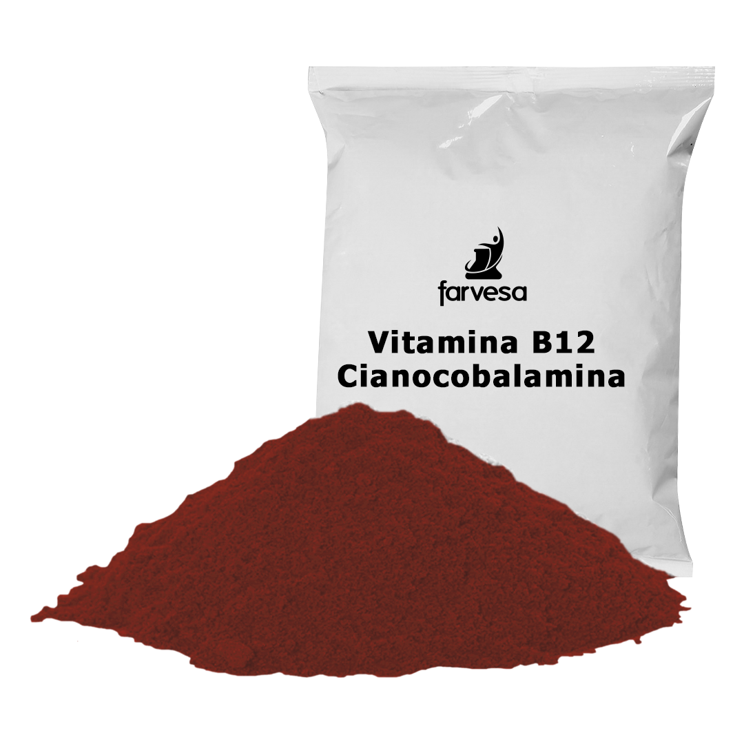 Vitamina B12 Cianocobalamina - Químicos Farvesa